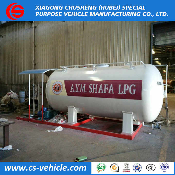 10tons Mobile Skid Mounted LPG Filling Gas Cylinder Tank, 20,000liters ...