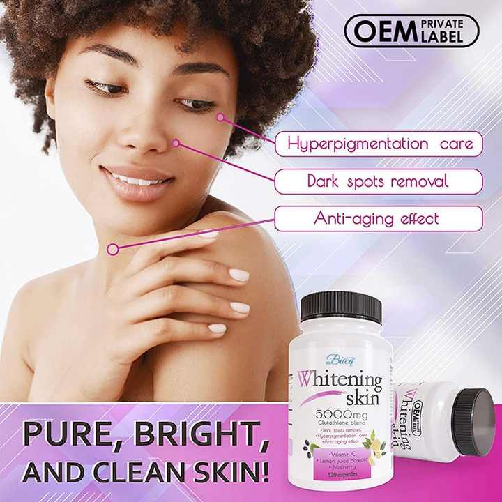L-Glutathione Softgel Capsules 1200mg, Reduced GSH for Antioxidant ...