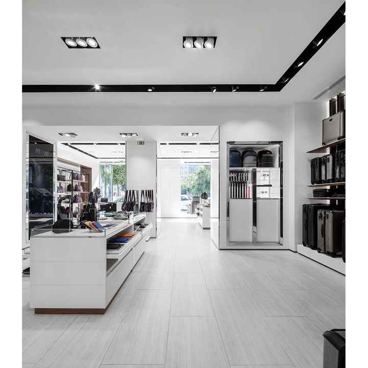 Modern Fashion Shoes Shop Counter Design for Readymade Shop Cash Counter