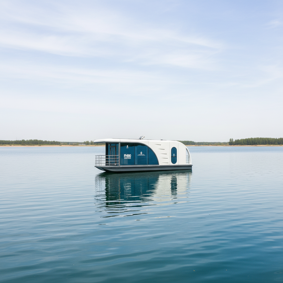 European Style Floating Houseboat Hotel-Waterfront Beach Residence with ...