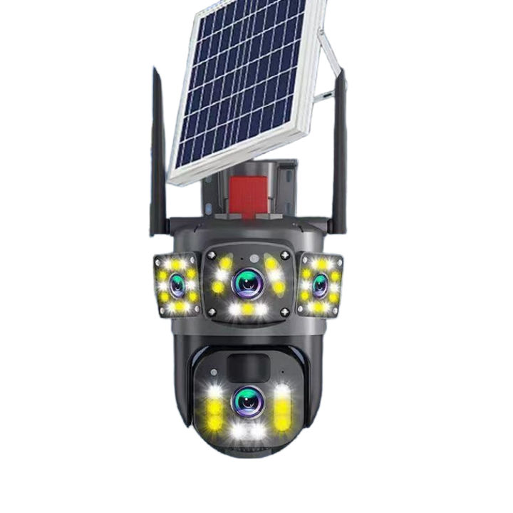 Three Eyes 4G V360 Solar Monitor - HD IP Camera with Night Vision
