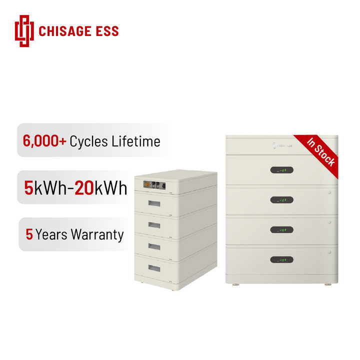 Chisage ESS 51.2V Lithium Ion Battery - 300ah DIY Stackable