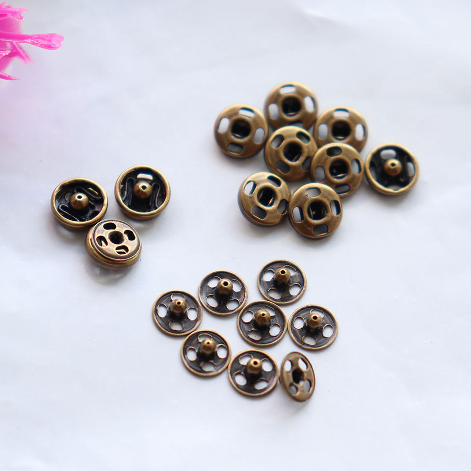 6mm 7mm 8mm Mini Metal Snap Buttons Press Studs for Doll Clothes Pet ...