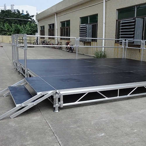 Aluminum Outdoor Event Stage Riser Platform Stand Truss Display Roof ...