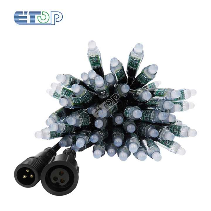 DC12V Resistor Type Addressable WS2811 RGB Full Color Bullet Led Smart ...