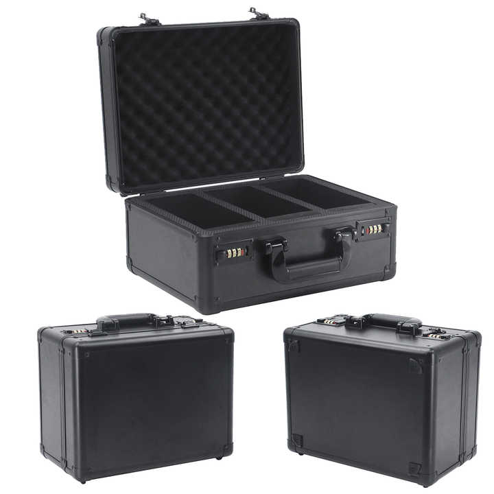 Custom Black Color Hard Aluminum Slab Case for Graded Trading Card ...