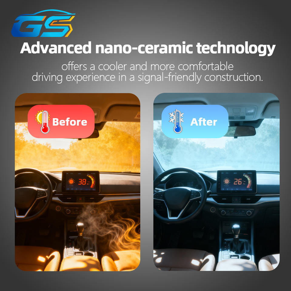 Car Window Tint Privacy Film Auto Grey Film Smart Tint Switchable ...