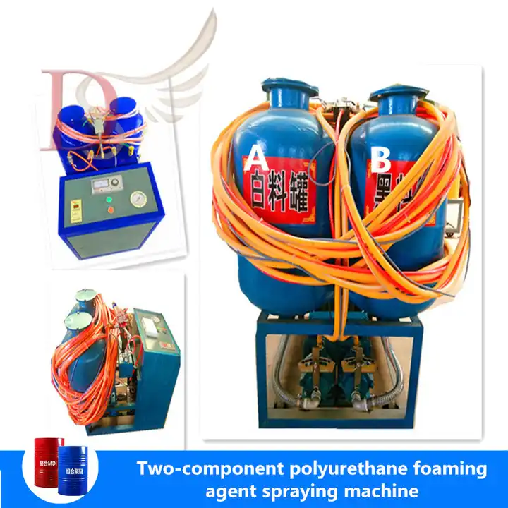 Polyol And Isocyanate Heat Insulation Materials PU Foam Chemical POLYOL And ISO Spraying Foam ...