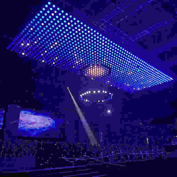 DMX Control Kinetic Ball Light Kinetic System Led Lifting Ball 3D Wave ...