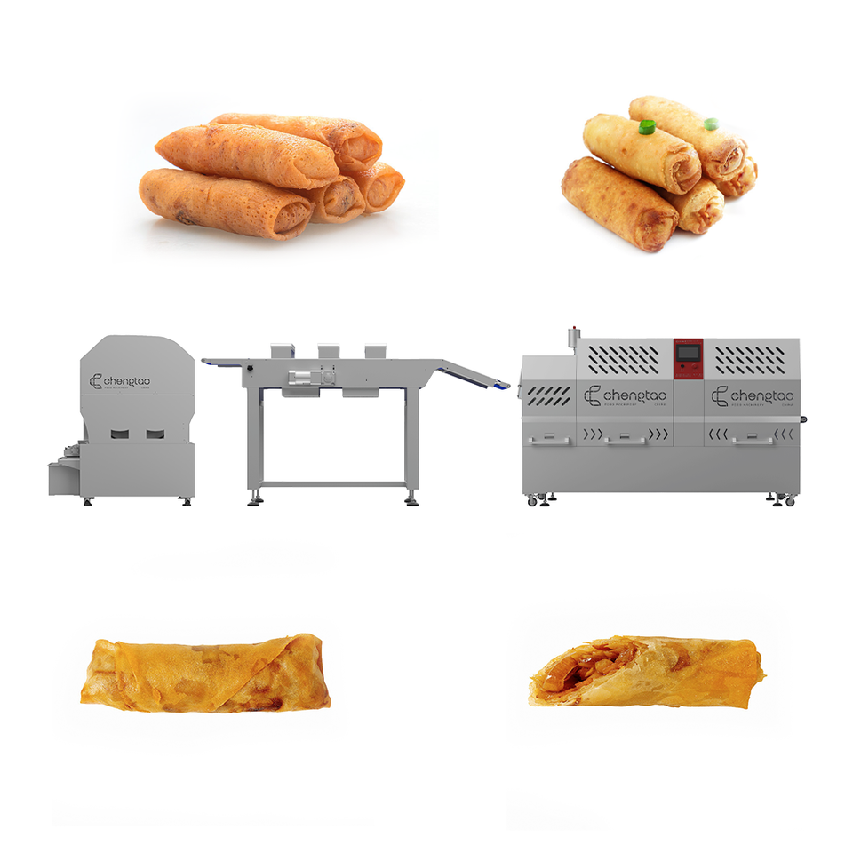 Customizable Auto Spring Roll & Lumpia Wrapper Machine with Motor Food ...