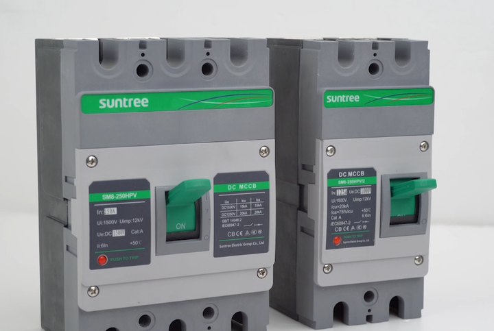 Suntree Three Phase 3p 100a-250a 4 Pole 400a-630a Dc Mccb