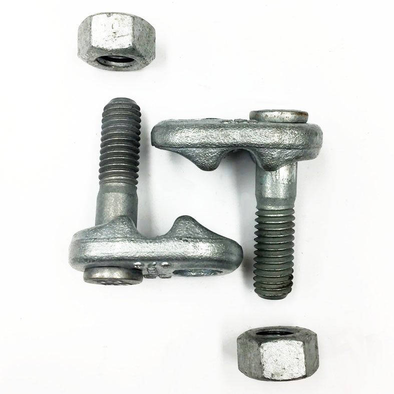 Wire Rope Fist Grip 1/2" Double Clamp Forged Hot Dip Galvanized Rigging ...