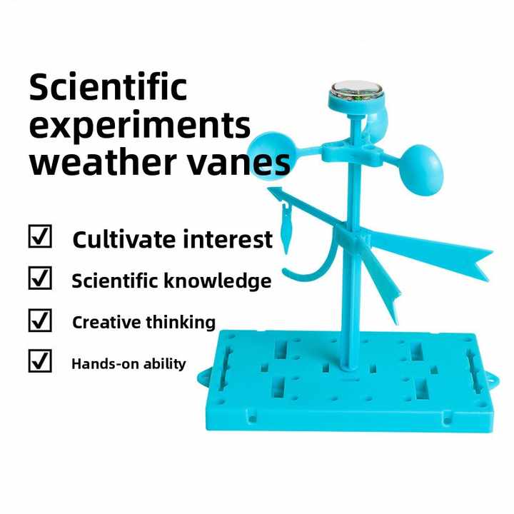 Self-Made DIY Wind Vane Elementary School Physics Teaching Aid ...