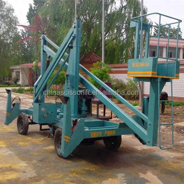 Manual-Controlled Telescopic Articulated Boom Lift for 200kg Load ...