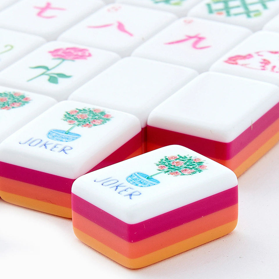Christmas Mahjong Tiles Acrylic Mahjong Tiles Household Gift Set ...