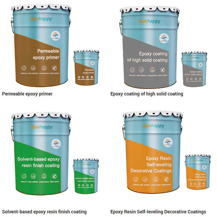Easy Clean Epoxy Floor Coating Concrete Floor Paint Waterproof Epoxy ...