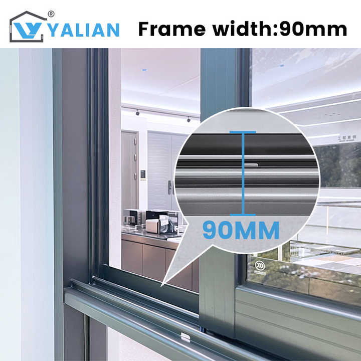 Customizable Modern Aluminum Alloy Sliding Window Single Double ...