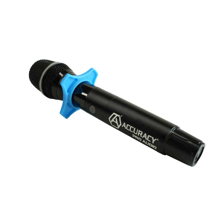 Accuracy Pro Audio UHF-232 2 Channel Microphone Wireless Professional ...
