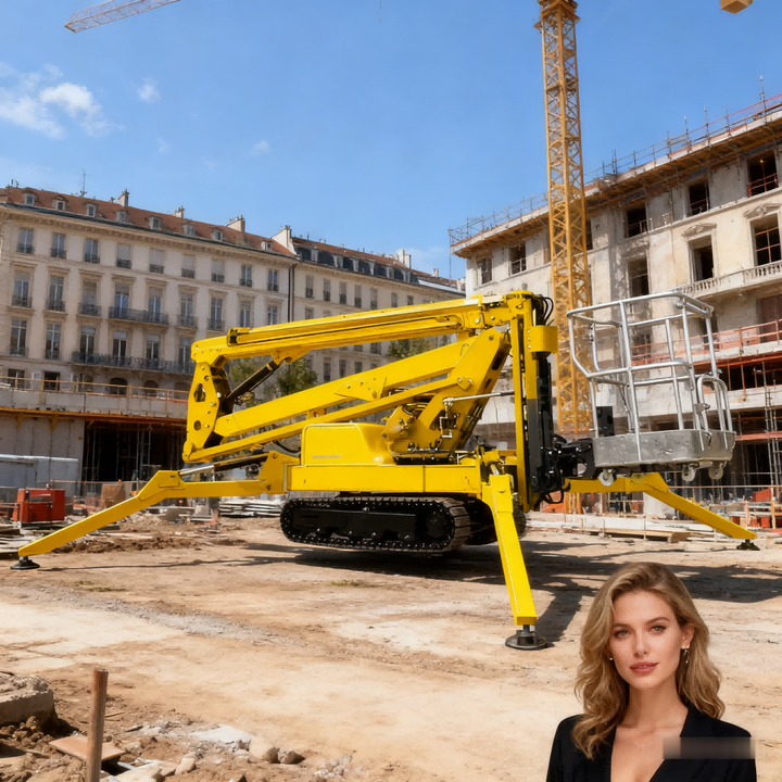 3 Ton Spider Crane Construction Track Spider Crane Mobile Telescopic ...