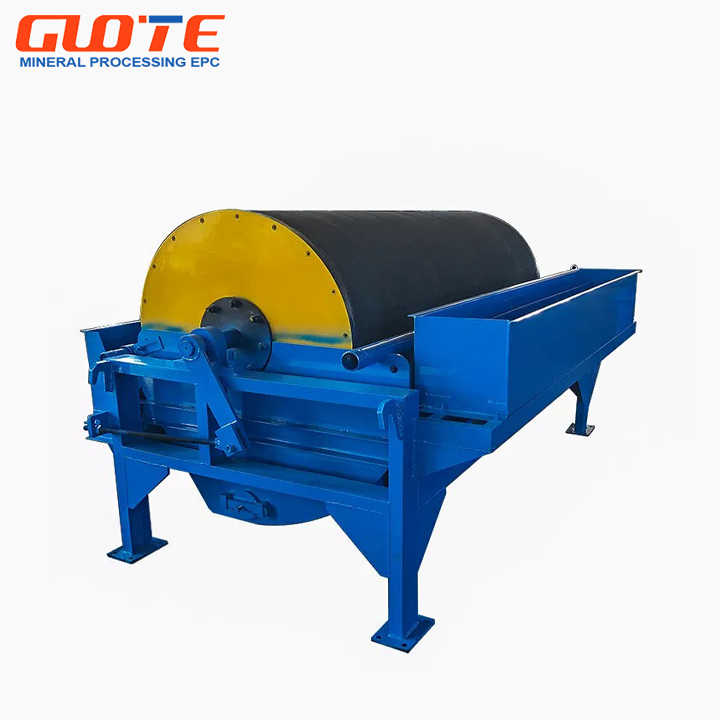 Permanent Magnet Wet Rotary Drum Magnetic Separator for Pre-selection ...