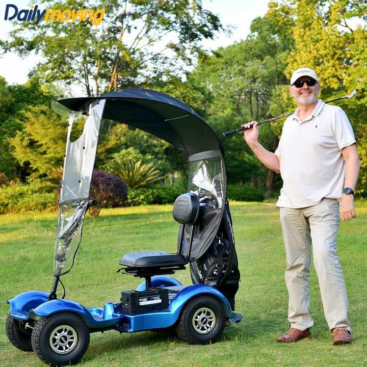 Four Wheel Single Seat Mini Golf Cart Golf Car Electric Golf Buggy ...