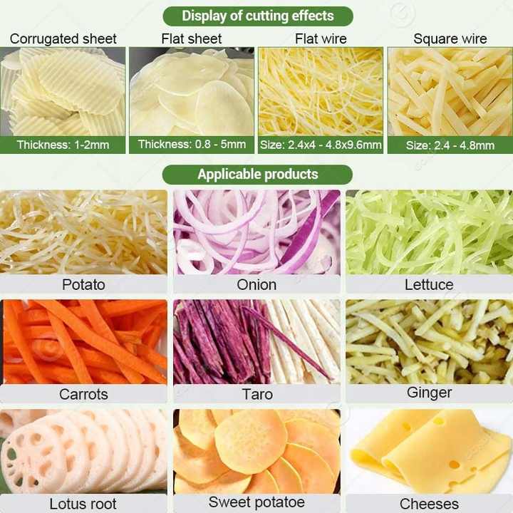 Potato Chips Crisps Cutter Cheese Slicer Carrot Shredder Chopping ...