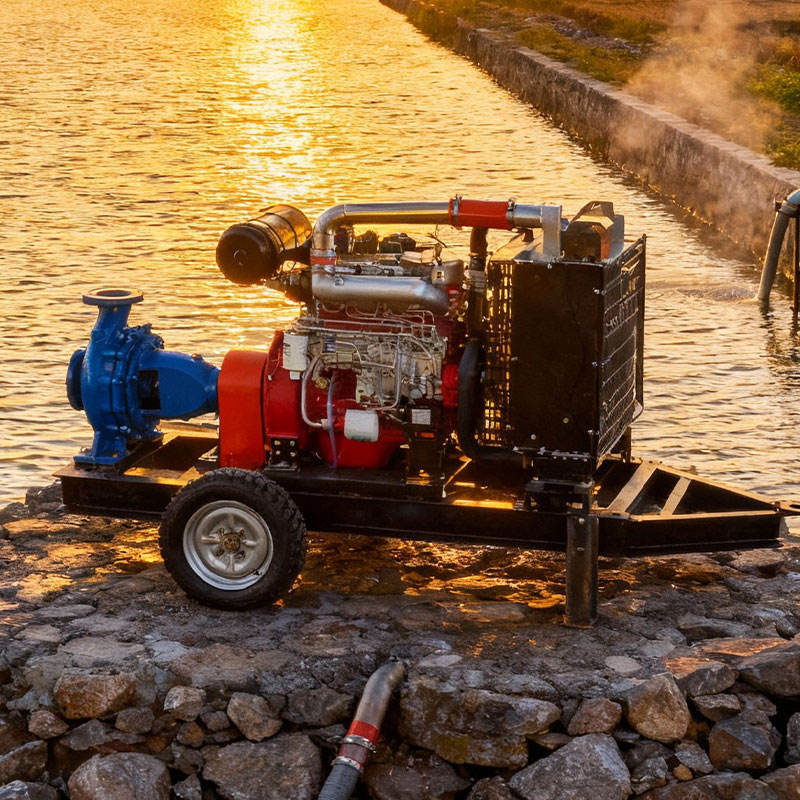 Diesel Engine Centrifugal Pump 8 Inch Diesel Engine 20HP Self-priming ...
