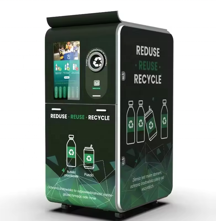 Customized Reverse Vending Machine for Recycling PET and Glass