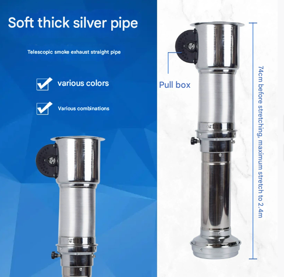 Barbecue Hot Pot Restaurant Exhaust Equipment Telescopic Commercial ...