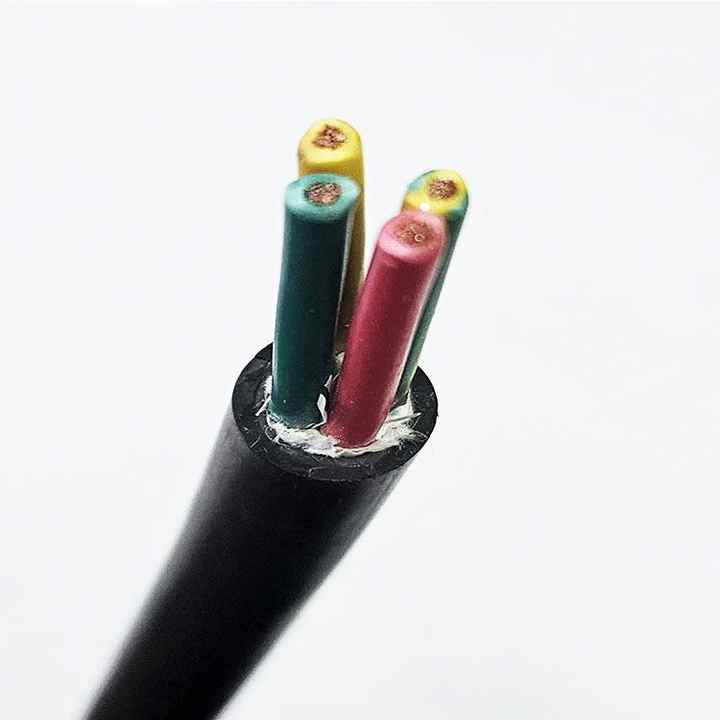 Copper Conductor Flexible Cable RVV, 2 3 4 5 Core 0.75 1 1.5 2.5 4 6mm Electrical Cable Wire ...