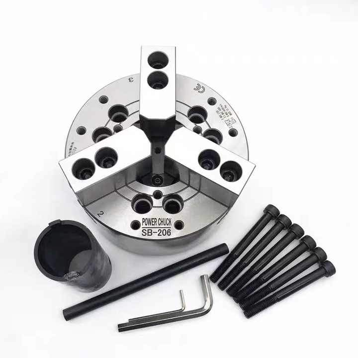 Rotary Table 3 Jaw Self-Centering Chuck for Manual Lathe