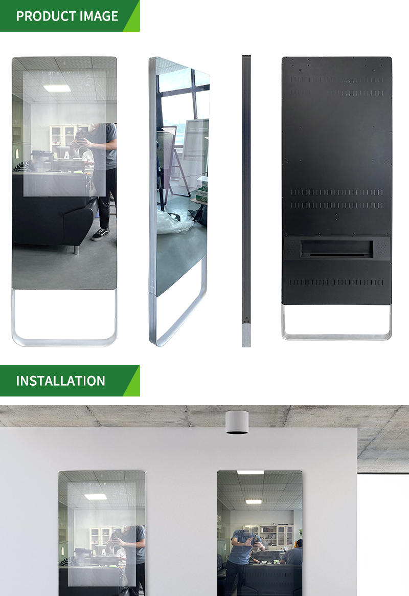 Smart Home Sports Mirror Sports Android Smart Fitness Mirror AI ...