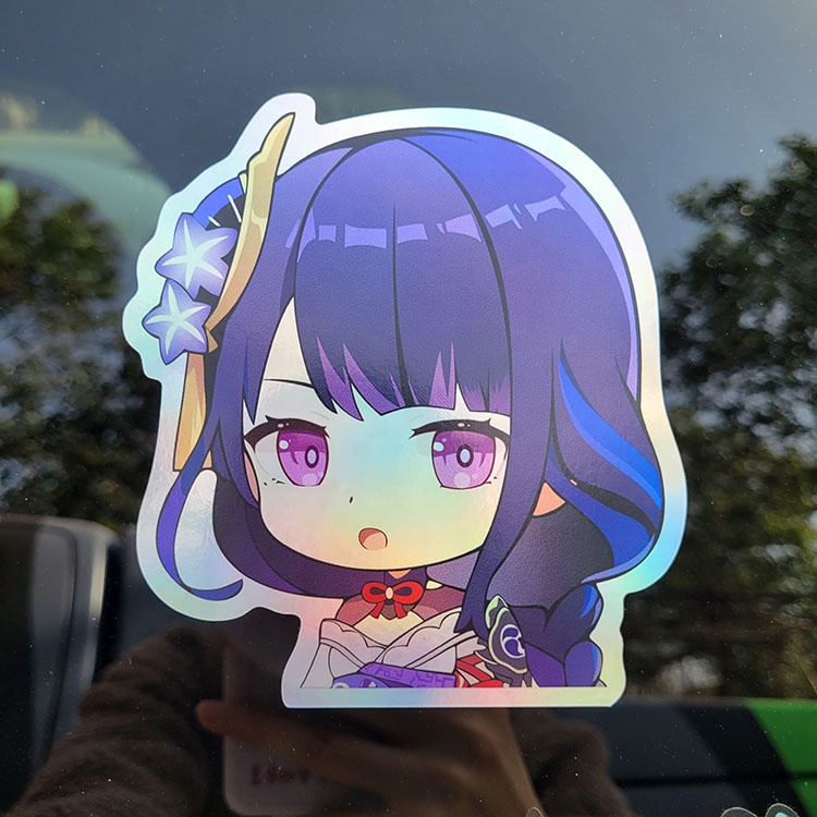500 Anime Cartoon Car Window Stickers Design Cute Girl Looking Custom ...