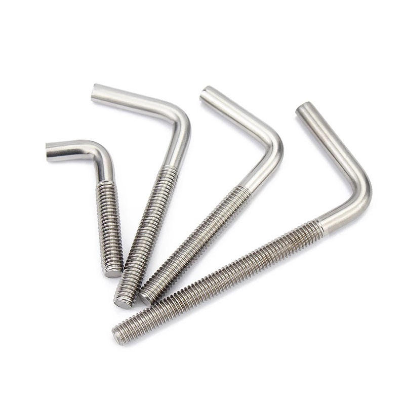 M4-M12 (33-200mm) Stainless Steel 304 L Shaped Anchor Bolt Bent ...