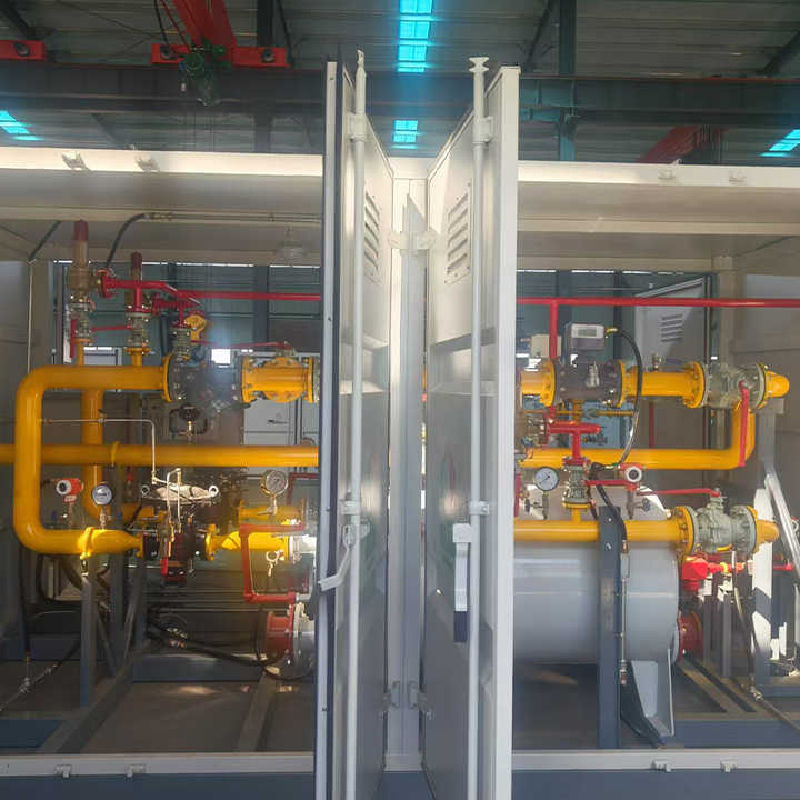 CNG Pressure Regulating and Metering Unit PRU PRMS for LNG Refueling ...