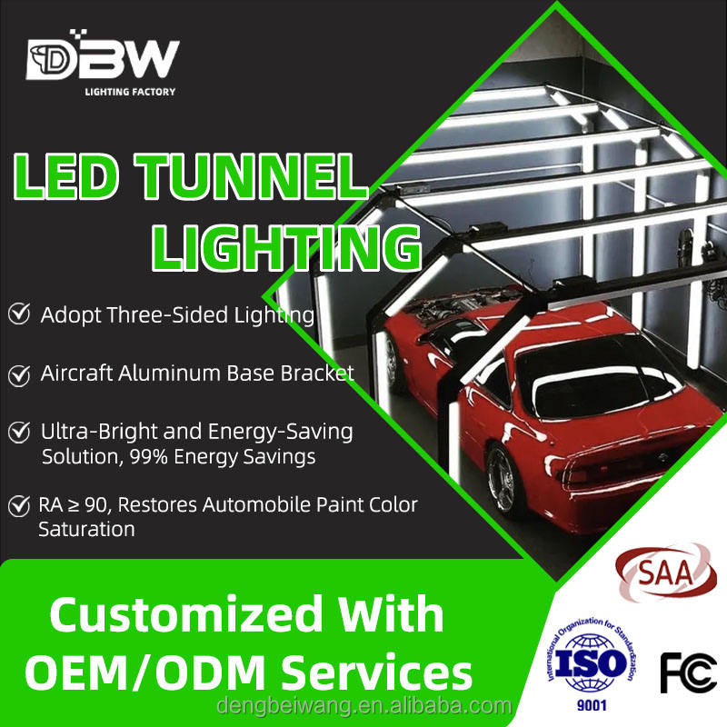 Easy Assembly LED Waterproof Dimmable 6500K Car Wrapping Booth Car Care ...