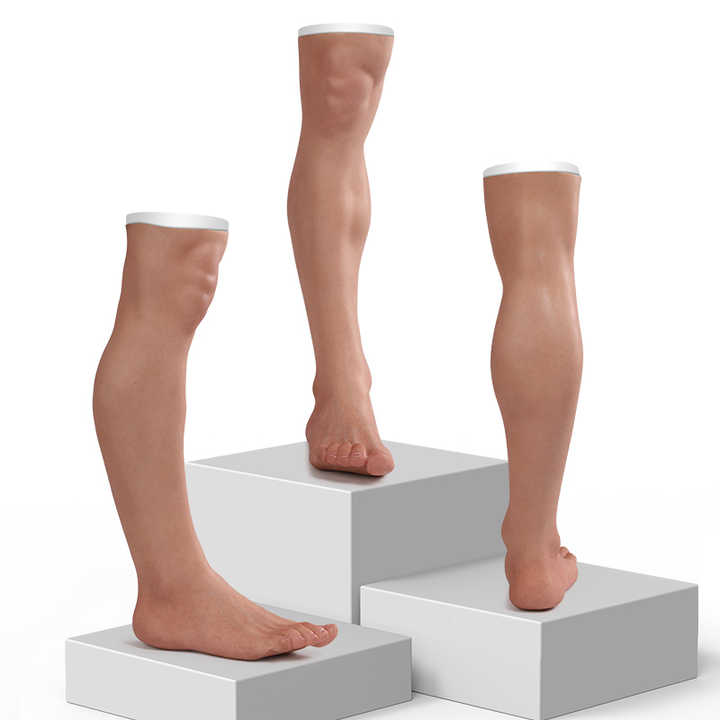 Realistic Silicone Foot Cover Prosthesis for Scar Concealment