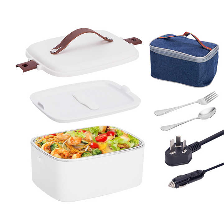New Listing Practical 1.8L Car Mounted Heating 2-in-1 Lunch Box Hot ...