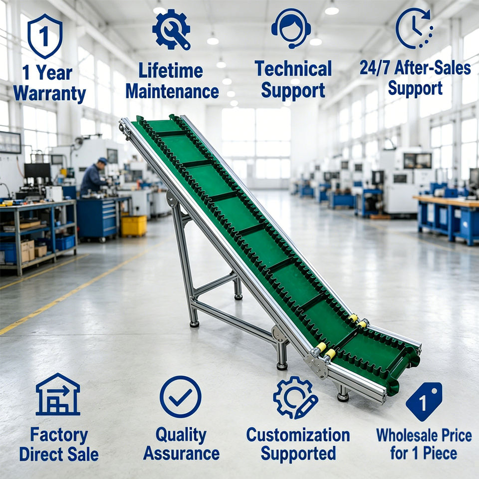 Industrial Adjustable Incline Conveyor Belt System Manufacturer Size ...