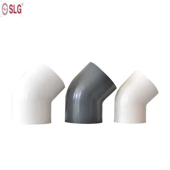 JIS PVC/ UPVC Plastic Pipe Fitting 45deg Elbow| Alibaba.com