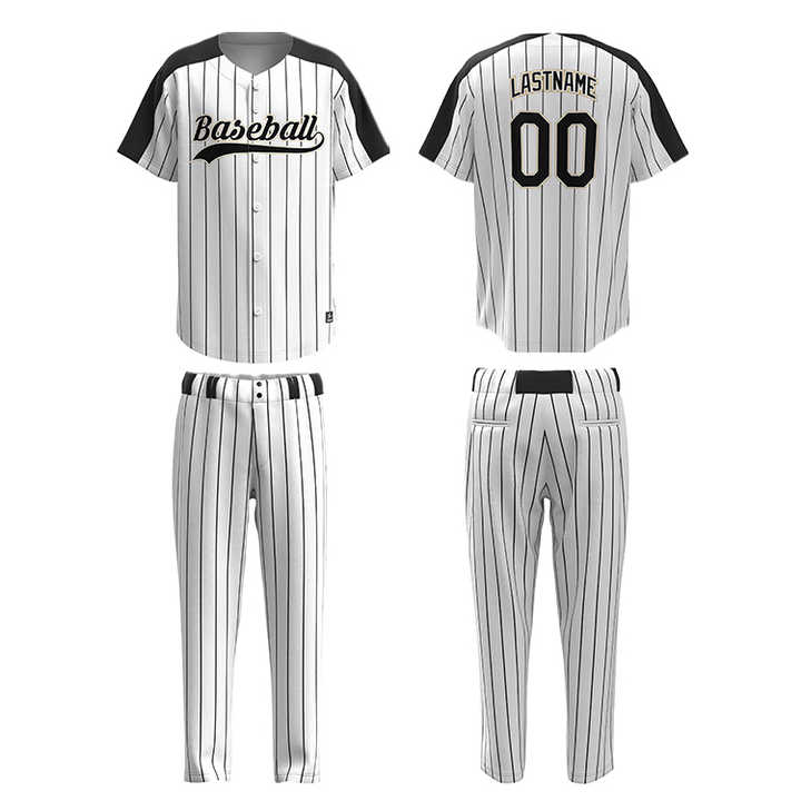 Custom Teamwear Embroidered Baseball Jersey Set by Healong