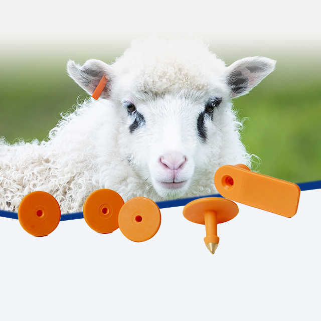 UHF RFID Sheep Ear Tag TPU Livestock Ear Tags for Sheep 915Mhz Animal ...