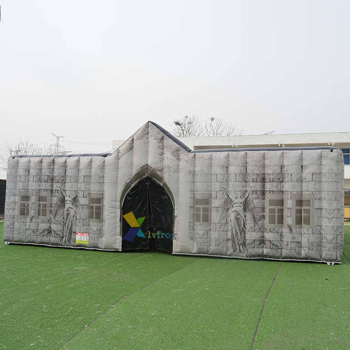 Custom Ghost House Tent Inflatable - Halloween Fun!