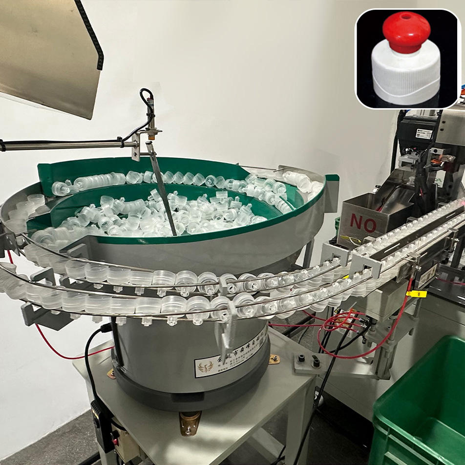 Factory New 220V 2.0m Head Cap Pressing in Detection 2-Piece Pull-Push Cap Assembly Machine ...