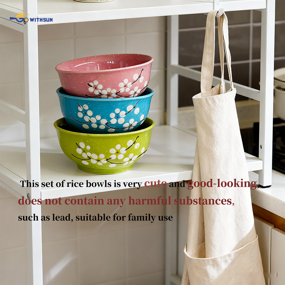 Wholesale Chinese Style Asian Zen Ceramic Stoneware Plum Blossom Bowls ...