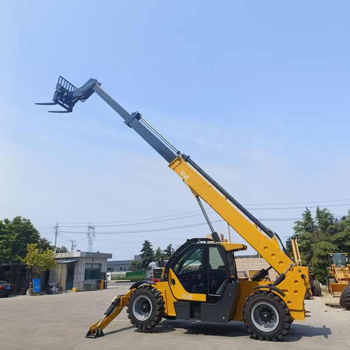 14m Telescopic Boom Crane Forklift Telehandler Handler Truck TH1440 in ...