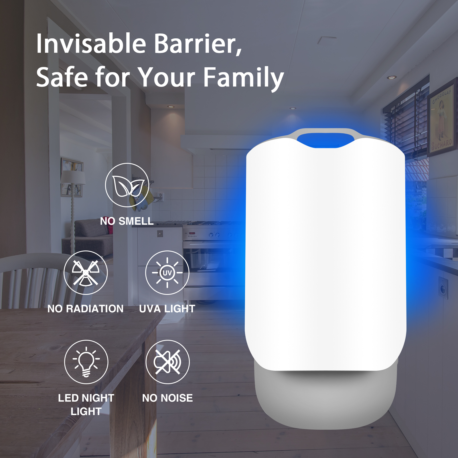 Buy Insect Light Traps Plug-In Design & UV Light | Alibaba.com