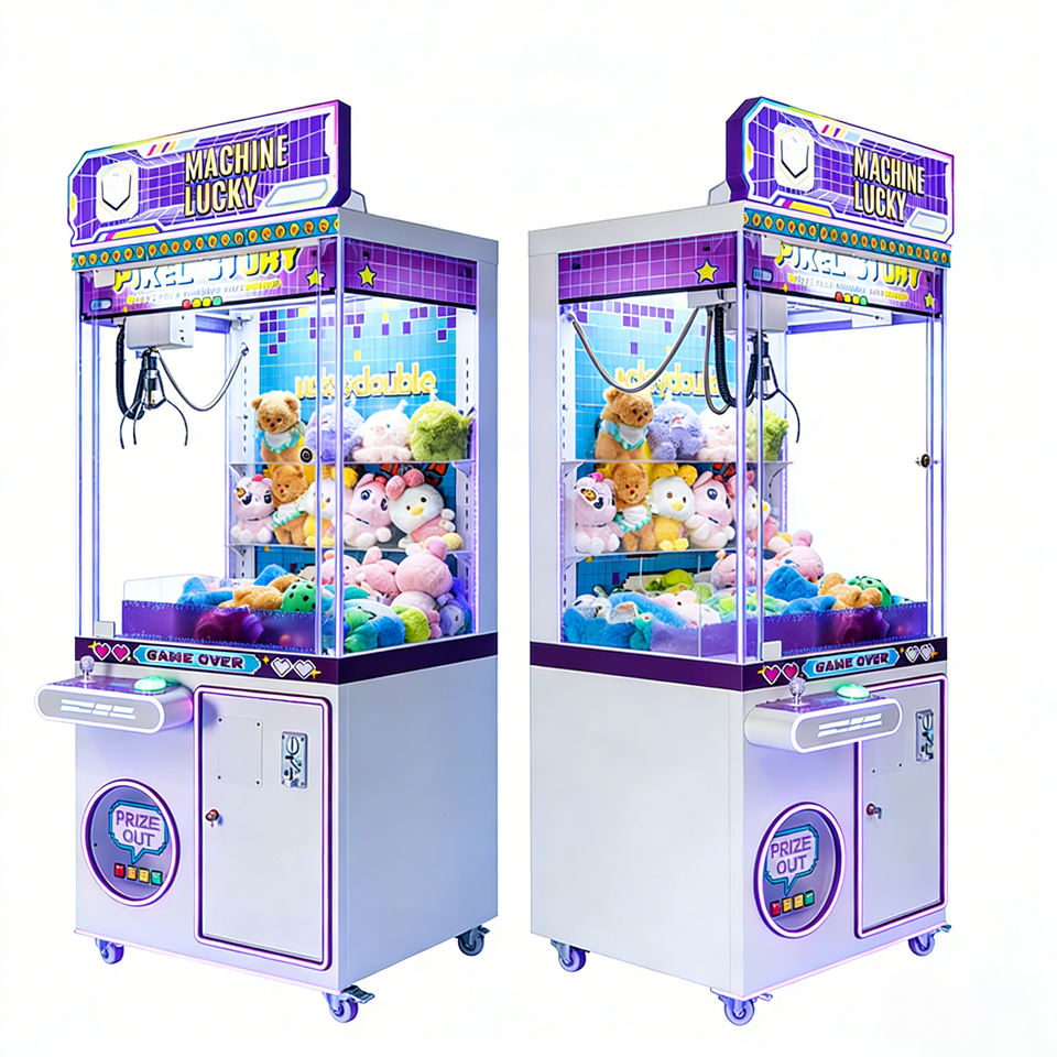 2026 Claw Machine Toys Coin Operated Crane Claw Machine Full Size High ...