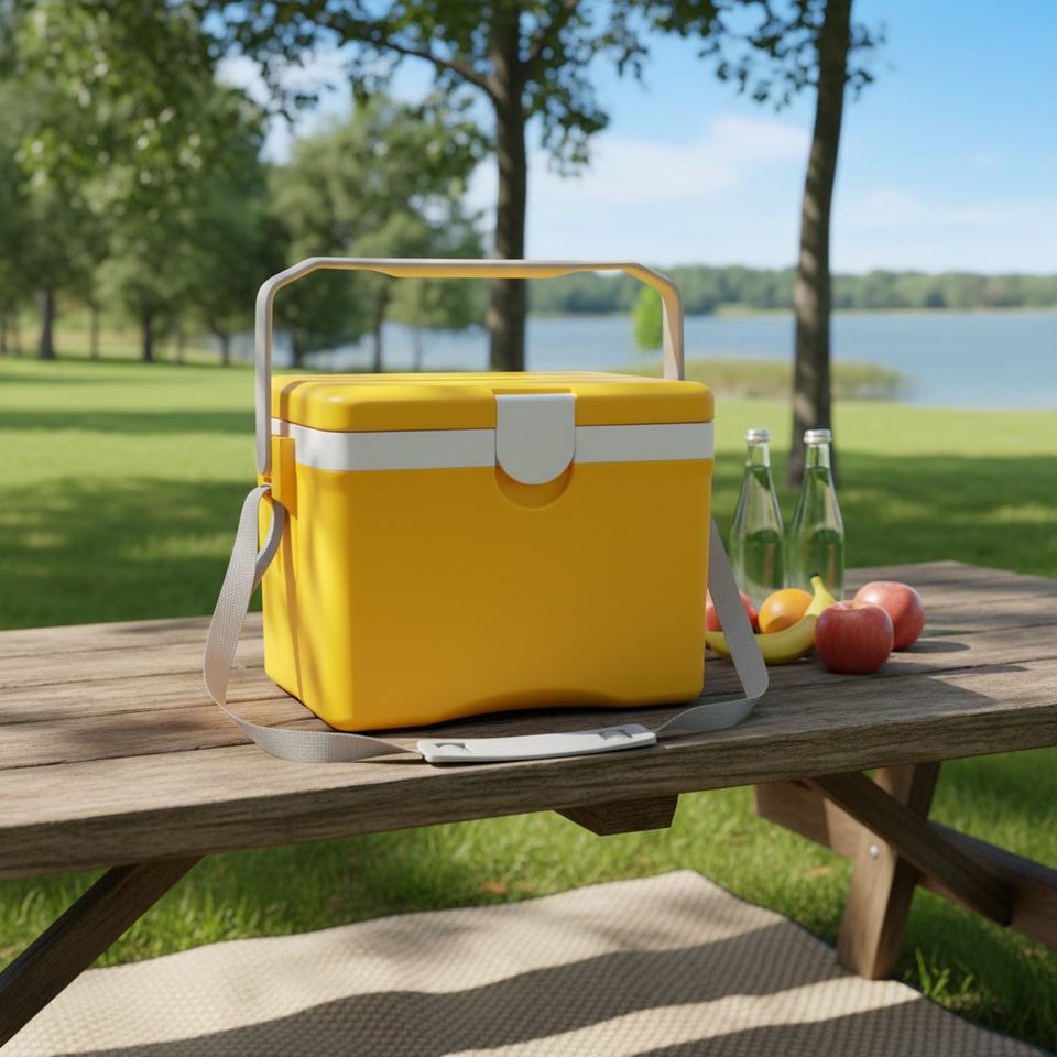 10L TPU Insulated Cooler Box Integrated Camping Backpacking Tailgating ...