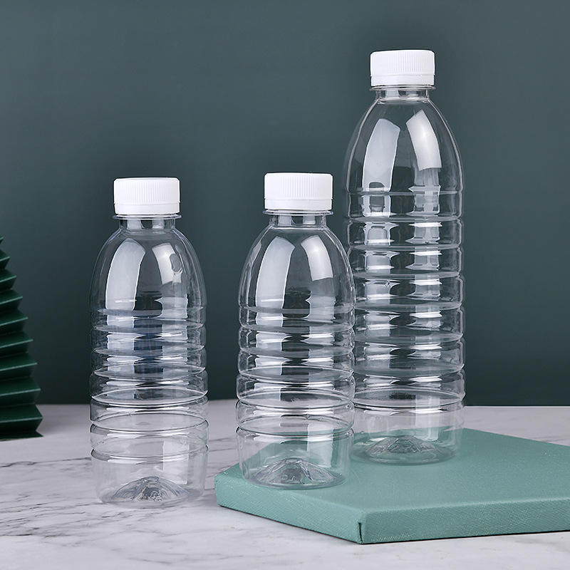 500ml Transparent PET Plastic Disposable Beverage Bottle Custom Brand ...